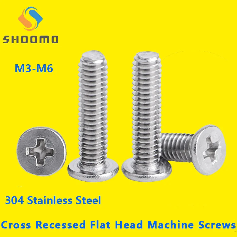Cross-Recessed-Flat-Head-Machine-Screws-Flat-Head-Screw-Cross-Recessed ...
