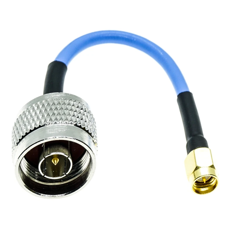 N type male to SMA male plug connector RG402 RG-402 Semi Flexible ...