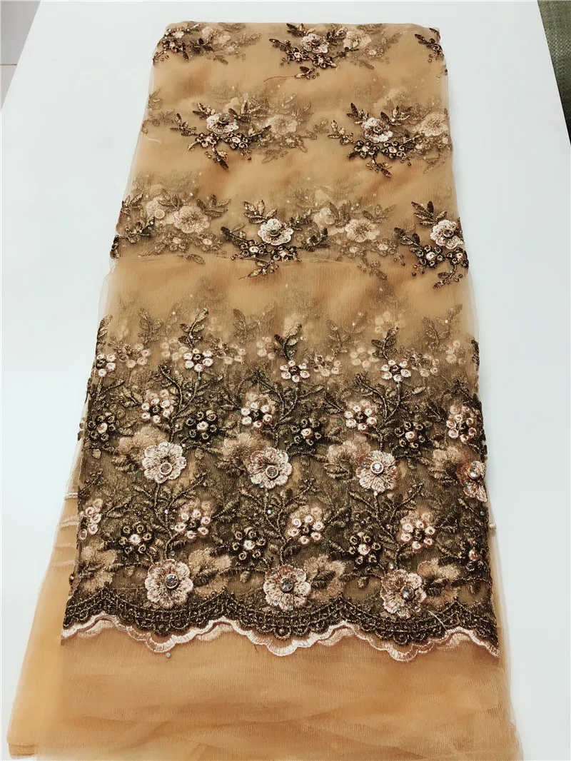 Tule bordado renda líquida com pedras contas africano francês rendas ...