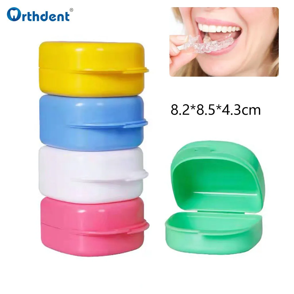 1 Pc Dental Invisalign Retainer Case Denture Storage Box Container ...