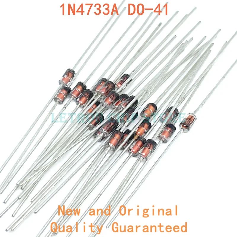 100 piezas 1N4733A IN4733A DO 41 1W 5,1 V diodo Zener|Diodos| - AliExpress