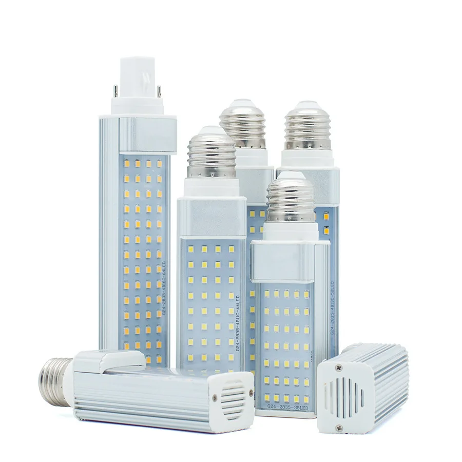 E27/g24/g23 led pl lâmpada 5w 7 9 10 12 led luz ângulo de rotação 2u ...