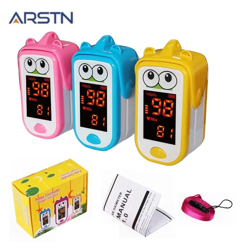 Baby Finger Pulse Oximeter Oximetro De Dedo Spo2 Pediatric Child Kids ...