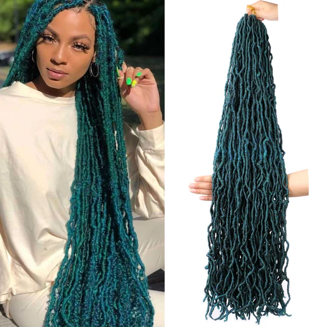 Black People With Blue Dreadlocks