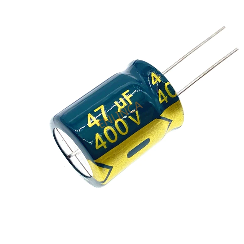 5PCS 400V 47UF 13*20mm 47UF 400V High Frequency Low ESR Aluminum ...