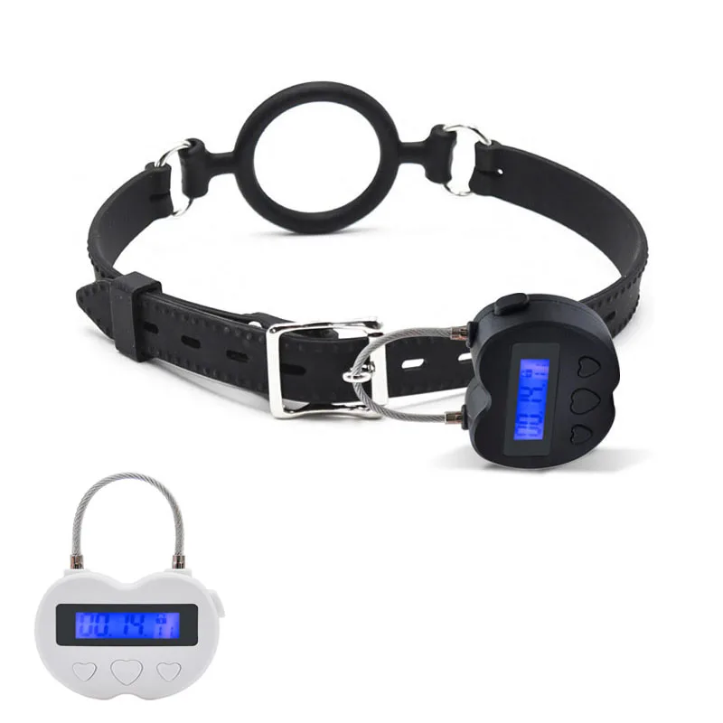 USB Rechargeable Time Lock For BDSM Handcuffs Mouth Gag Electronic ...