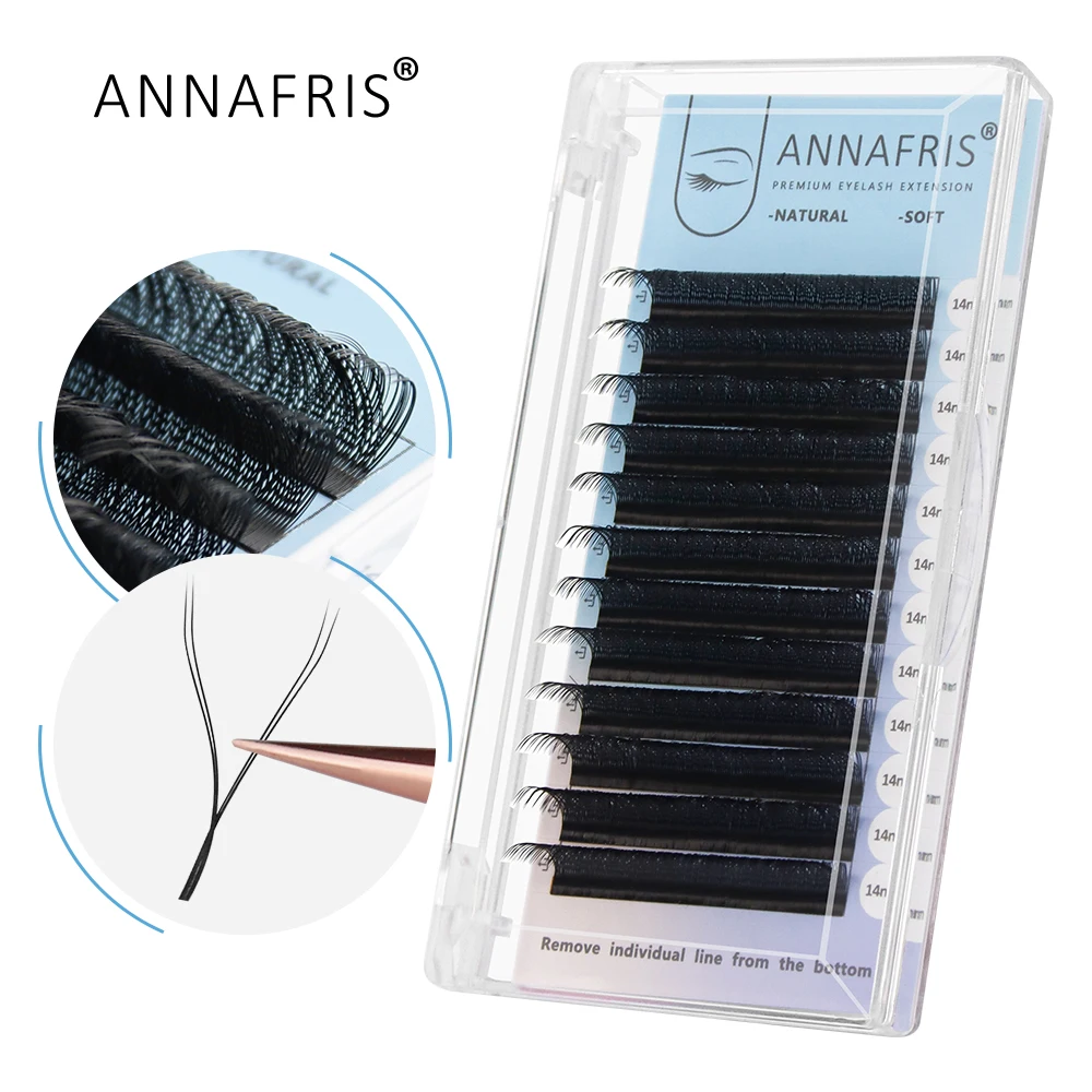 ANNAFRIS-YY-Shape-Lash-Individual-Eyelash-Extensions-Brazilian-Premade ...