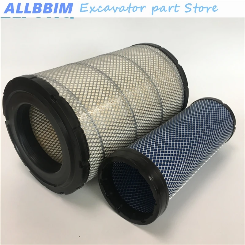 For 4286128 P821938 AF25414 Hitachi Excavator Accessories Air Filter ...