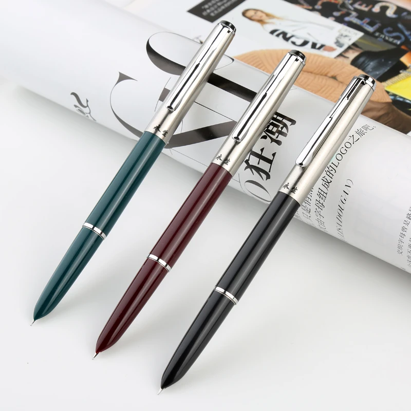 Wingsung Fashion and Classical Fountain Pen with 0.5mm Iridium Nib High ...