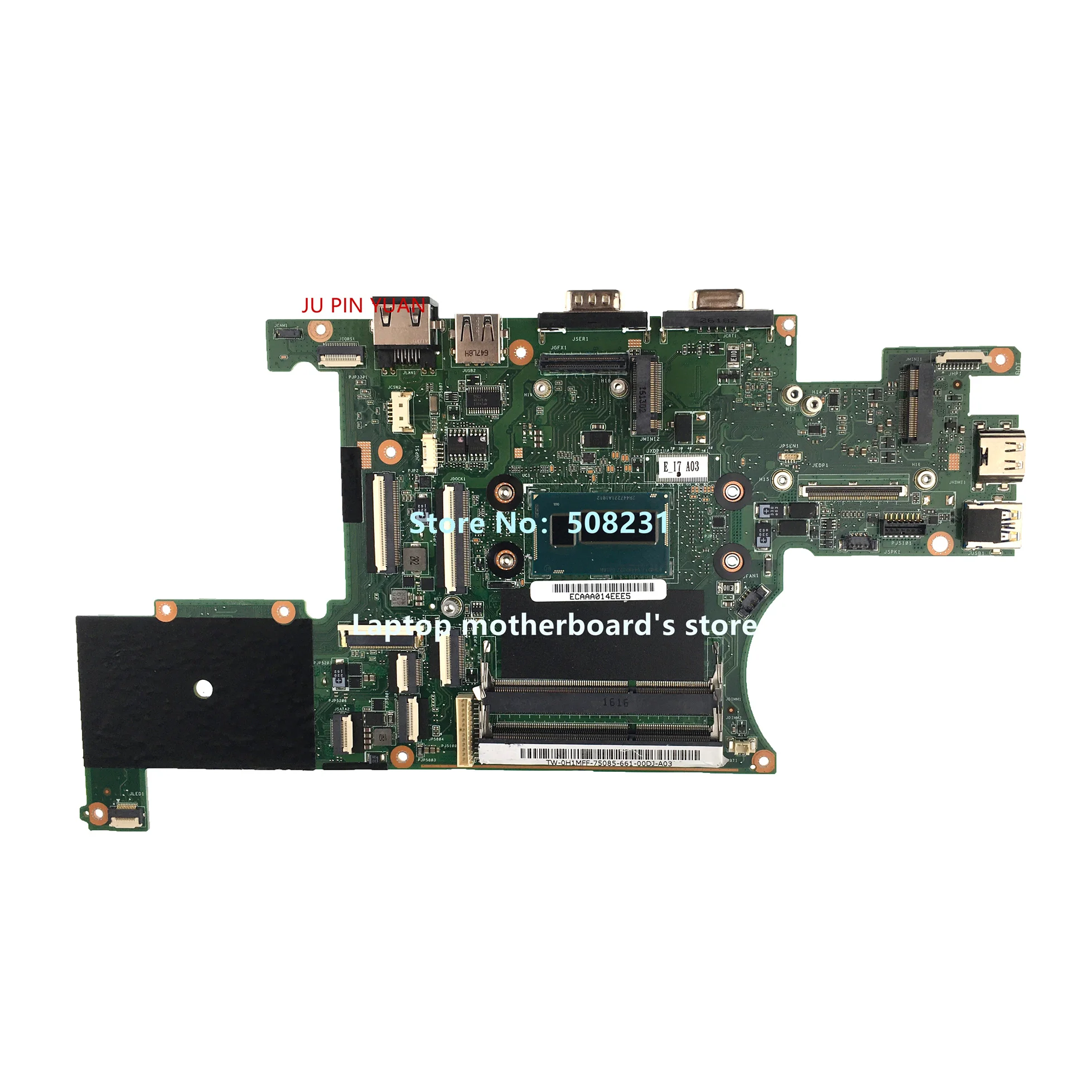 For Dell Latitude 14 5404 7204 E7204 Laptop Motherboard Tw-0h1mff ...