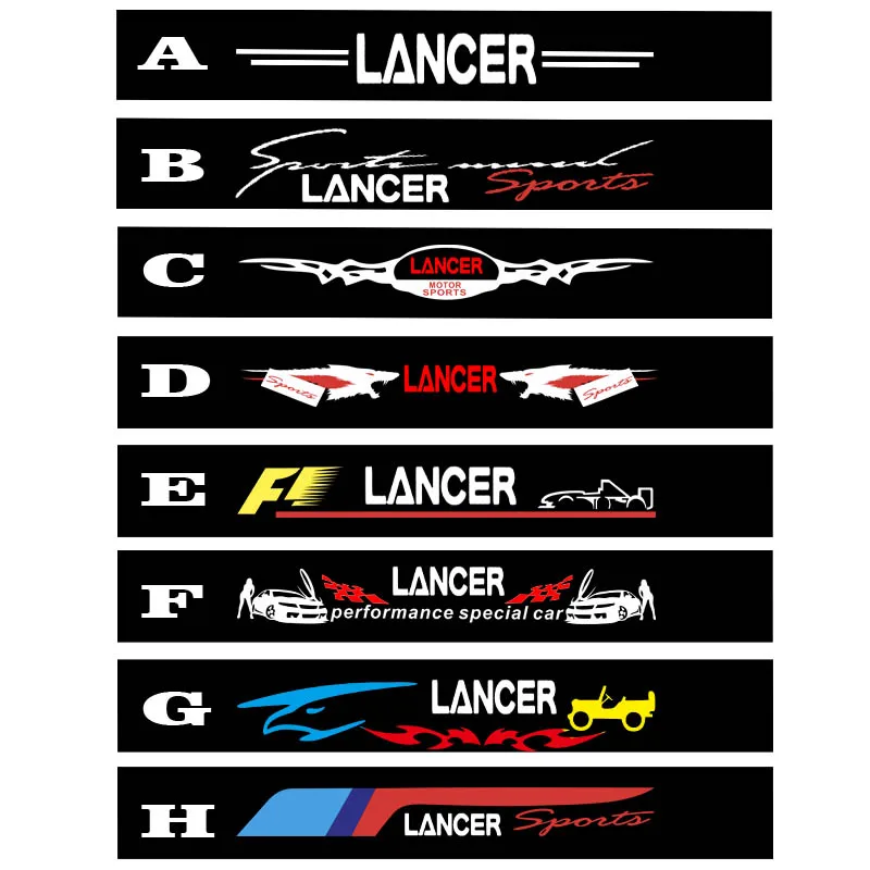 Mitsubishi Lancer Logo Decal