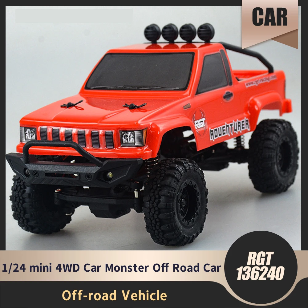 RGT Mobil RC 1/24 136240 4WD Lipo มินิวิทยุควบคุมรถ Monster ทางวิบากรถ RTR Rock Crawler ของเล่น ...