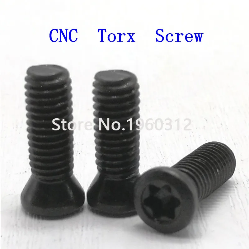 50PCS M1.6 M1.8 m2 m2.2 M2.5 M3 M3.5 M4 M5 M6*L Grade 12.9 Insert Torx Screw Replaces Carbide ...