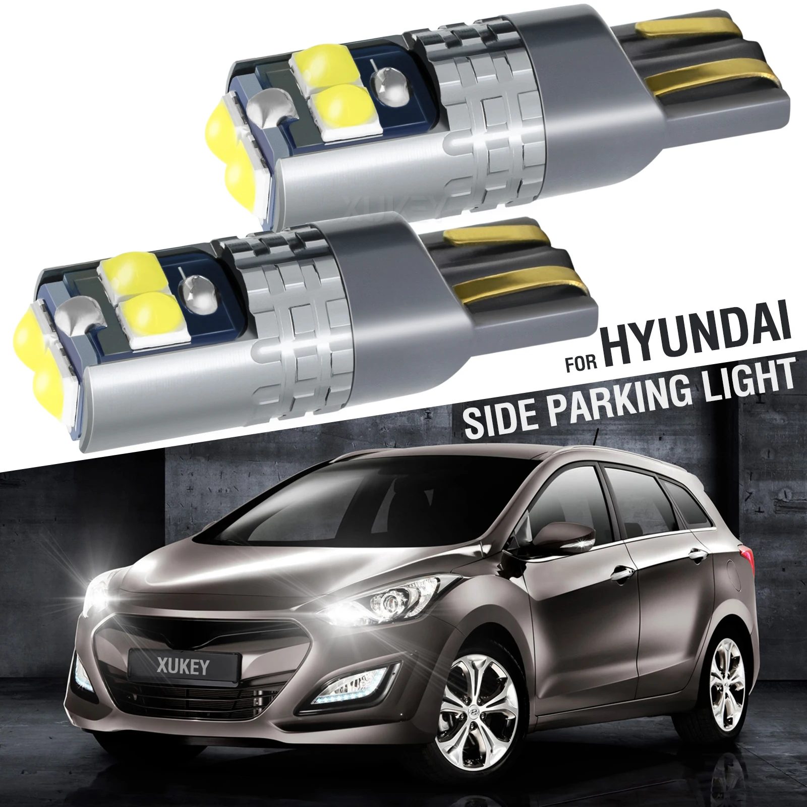 For Hyundai I30 Solaris 2010-2017 Getz Ix35 Creta Ix25 Sidelight Bulbs Led Parking Light Side ...