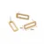 10pcs Stainless Steel Geometric Round Earring Stud Golden Flowers ...