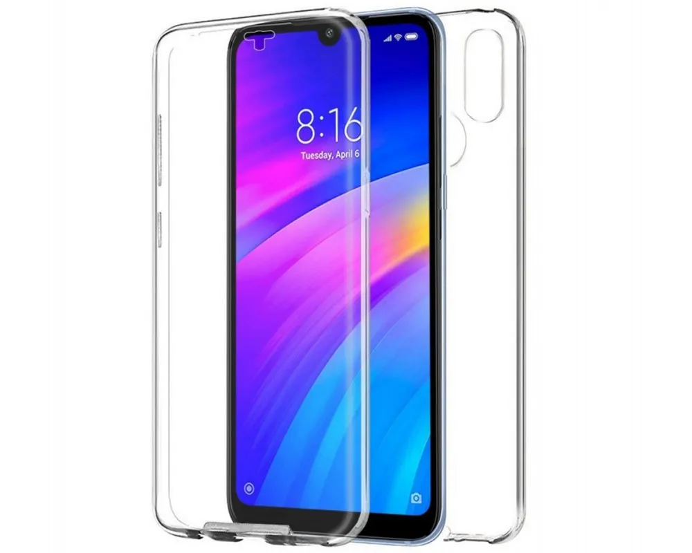 Funda Completa Transparente Pc + Tpu Full Body 360 para Xiaomi Redmi 7 ...