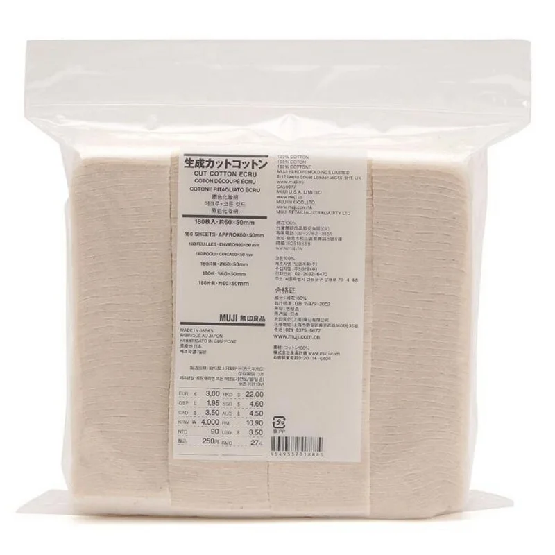 Original Japanese Organic Cotton Wool MUJI 180Pcs Huge Vapor Eletronic ...