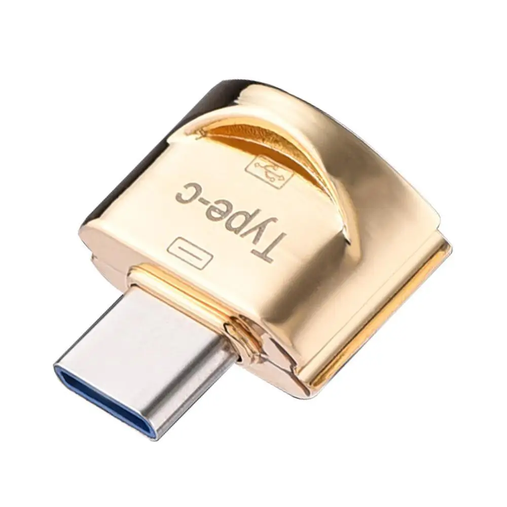 Portable Mini Card Reader Type C Micro SD TF Memory Card Reader OTG ...