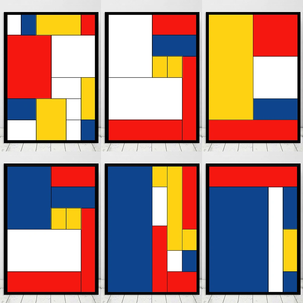 Famous Mondrian Paintings