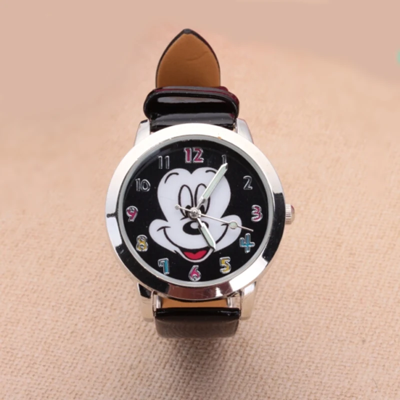 New Fashion Colorful Watch Women Children Cartoon Watches Mickey Cute ...