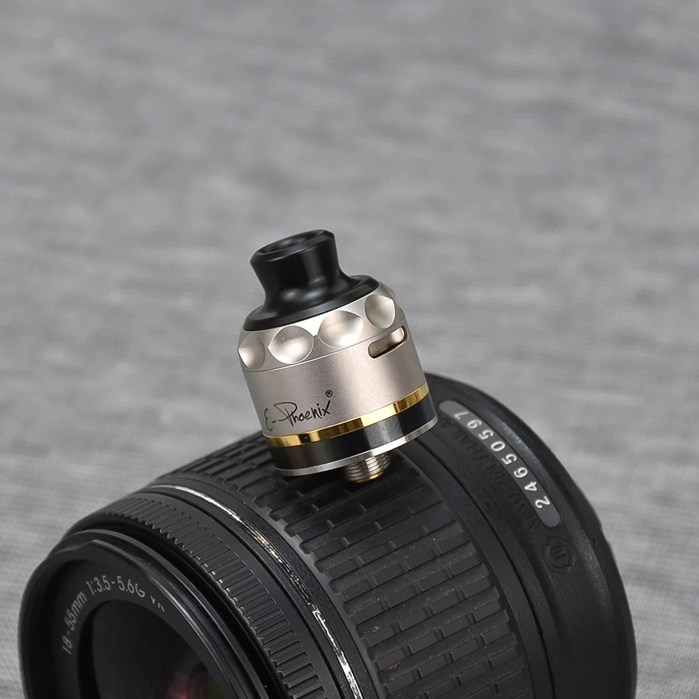 E Phoenix Resurrection V2 RDA Dual coils 22.5mm Rebuildable Dripping ...