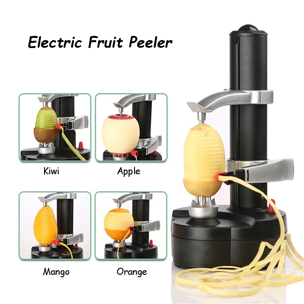 Electric Spiral Apple Peeler Potato Zester For Fruit And Vegetable ...