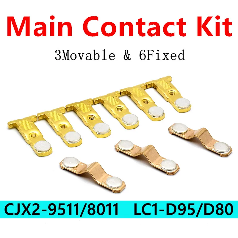 Main Contact Kit For Lc1d95 Contactor Accessories Lc1d80 Fixed And ...