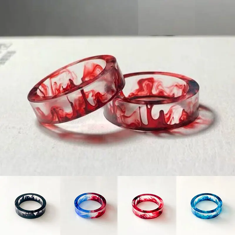 ResinRing-Resin-Cool-ink-Blooming-Ring-Creative-Finger-Decor-Rings ...