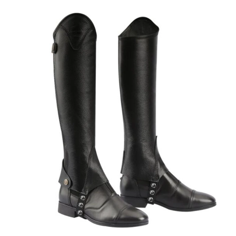 Cavassion Half-chaps Leather Half-chaps For Men And Women, Comfortable ...