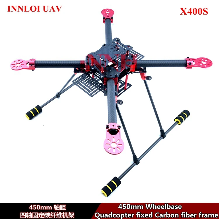 DIY-400-450mm-4-Axis-Carbon-Fiber-Frame-and-Accessories-for-4-rotors ...