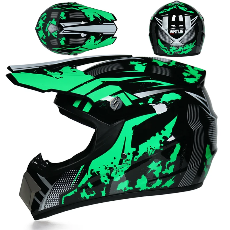 Супер-Крутой мотоциклетный внедорожный шлем ATV Dirt Bike шлем MTB ...