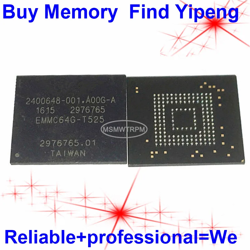 EMMC64G T525 153FBGA EMMC5.0 64GB 플래시 메모리 EMMC64G|케이블 와인더| - AliExpress