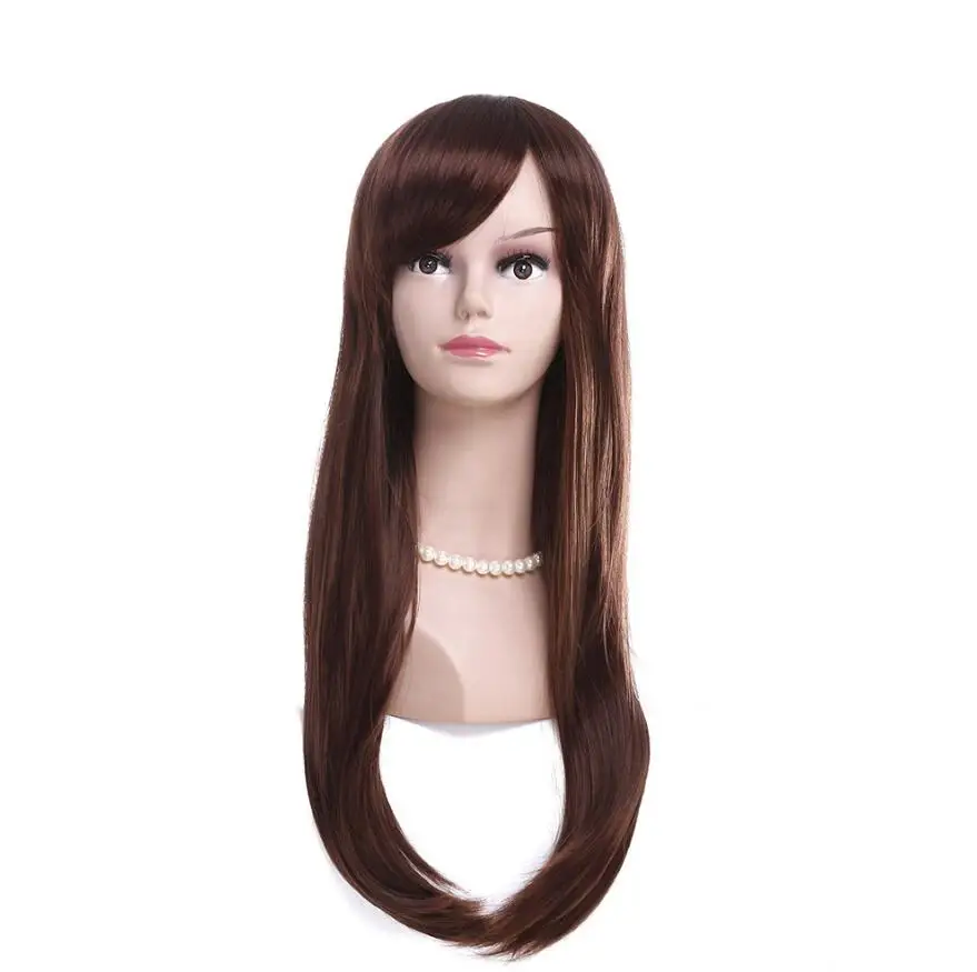 OW D.VA Cosplay Costume Brown Color Wig - AllCosplay.com