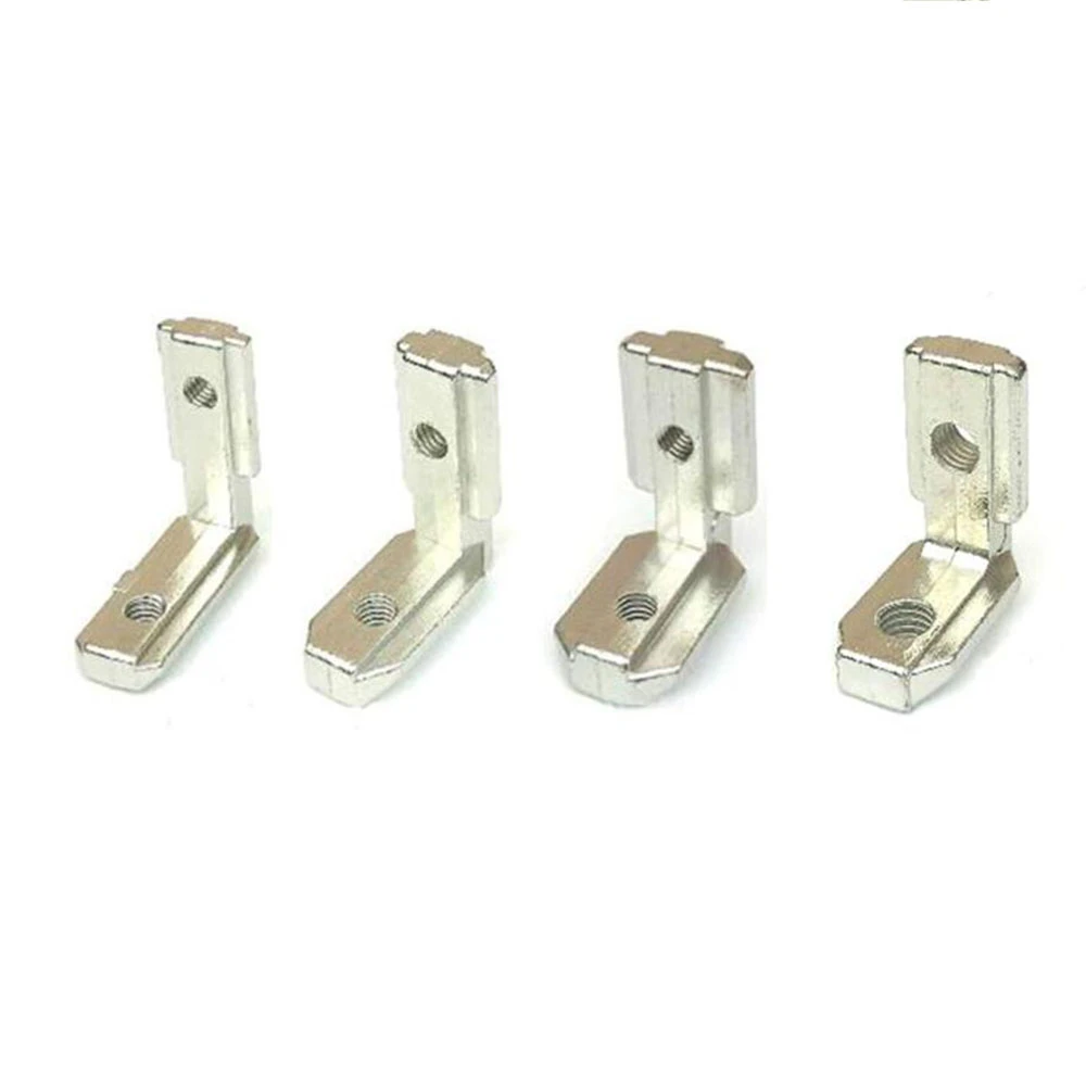 10PCS T Slot L Shape Aluminum Profile Interior Corner Connector Joint ...