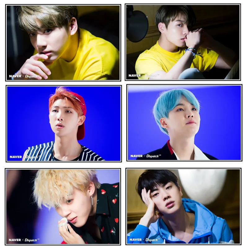 J-Hope V Suga Jimin Jungkook Bangtan Boys Poster BTS Collage Poster KPOP Jin RM Photography ...