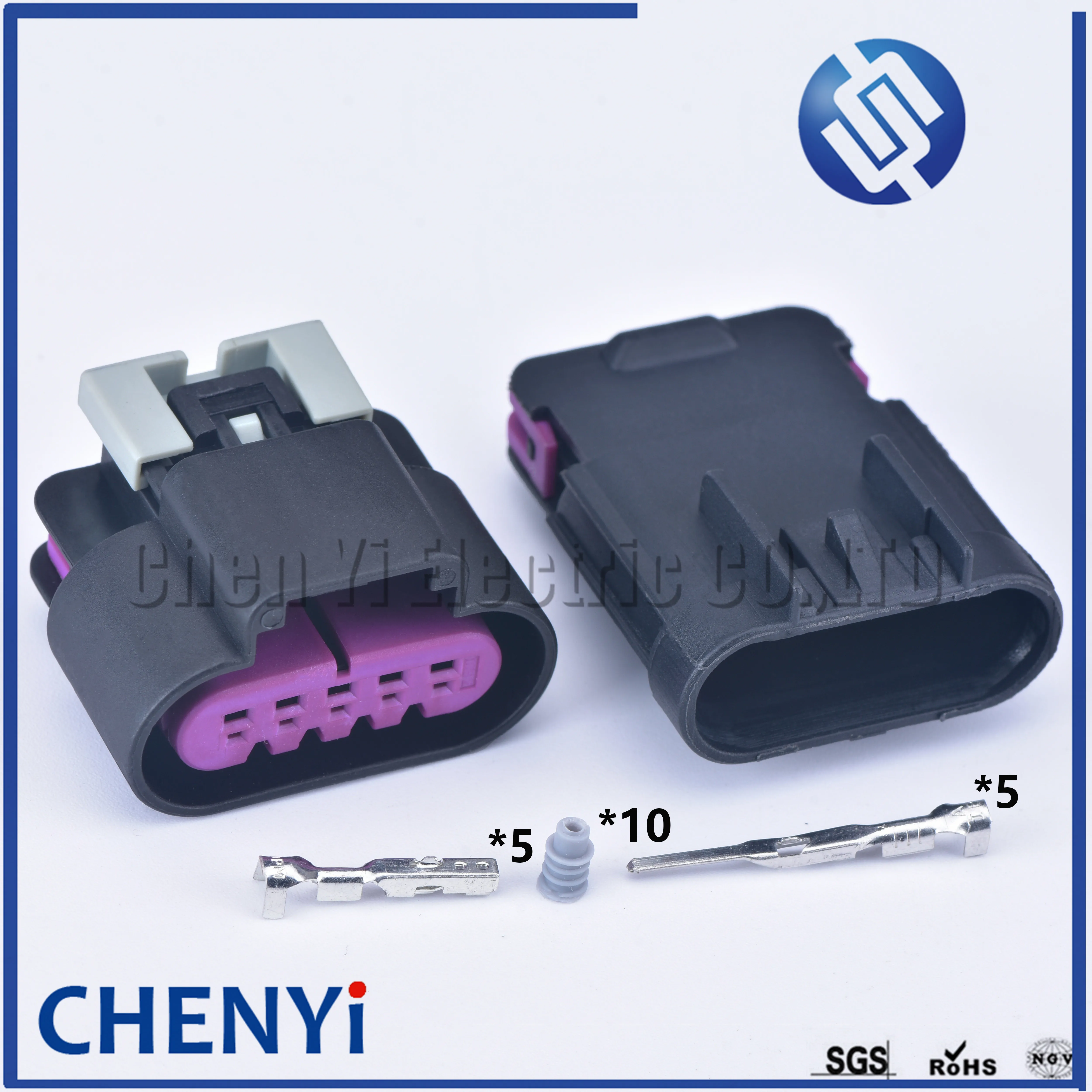 1 세트 5 핀 GT 150 밀폐형 암 또는 수 공기 유량계 커넥터 플러그, 쉐보레 뷰익 델파이 LS3 LS7 15326822 ...