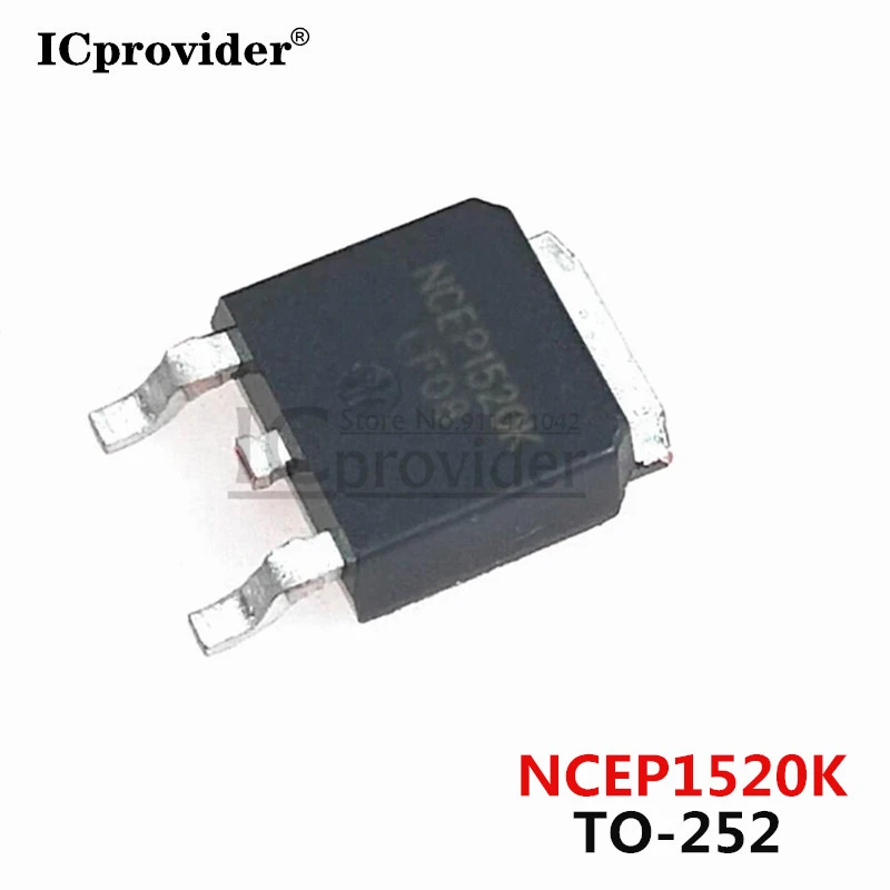 10 개/몫 NCEP1520K 패치 252 MOSFET 전계 효과 트랜지스터 N 채널 150V 20A|트렌지스터| - AliExpress