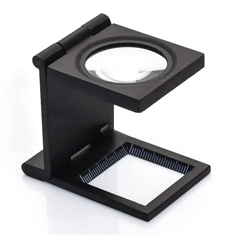 9005D-10x-Metal-Desk-2-LED-Magnifier-Optical-Lens-Black-Foldable ...