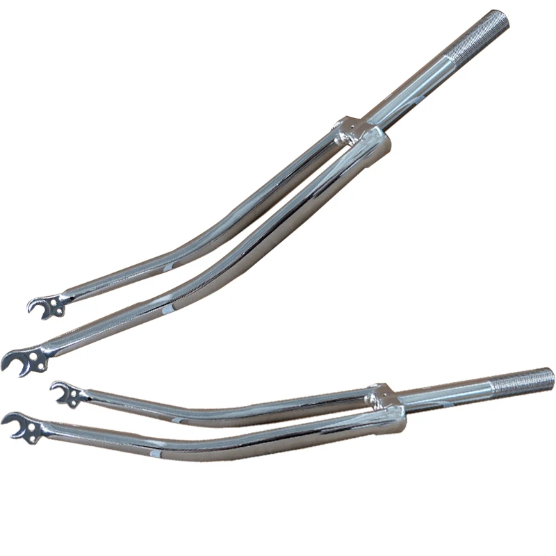 Retro Bicycle Front Fork Plating Steel Fork 28inch/27inch Road Bike ...