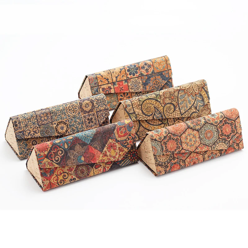 Totem-Retro-Folding-Triangle-Glasses-Case-Women-Personalit-Sunglasses ...