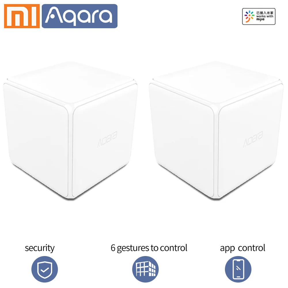 Aqara контроллер Magic Cube беспроводной переключатель 6 жестов Xiao mi ...