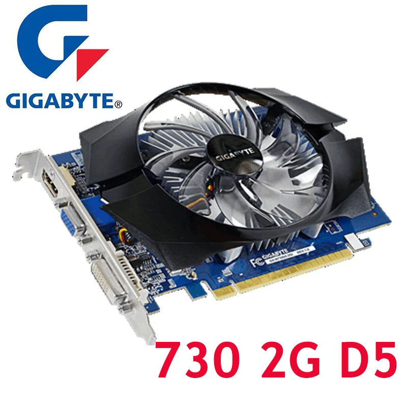 100% Gigabyte Gt 730 2gb Graphics Cards 64bit Gddr5 Video Card For ...