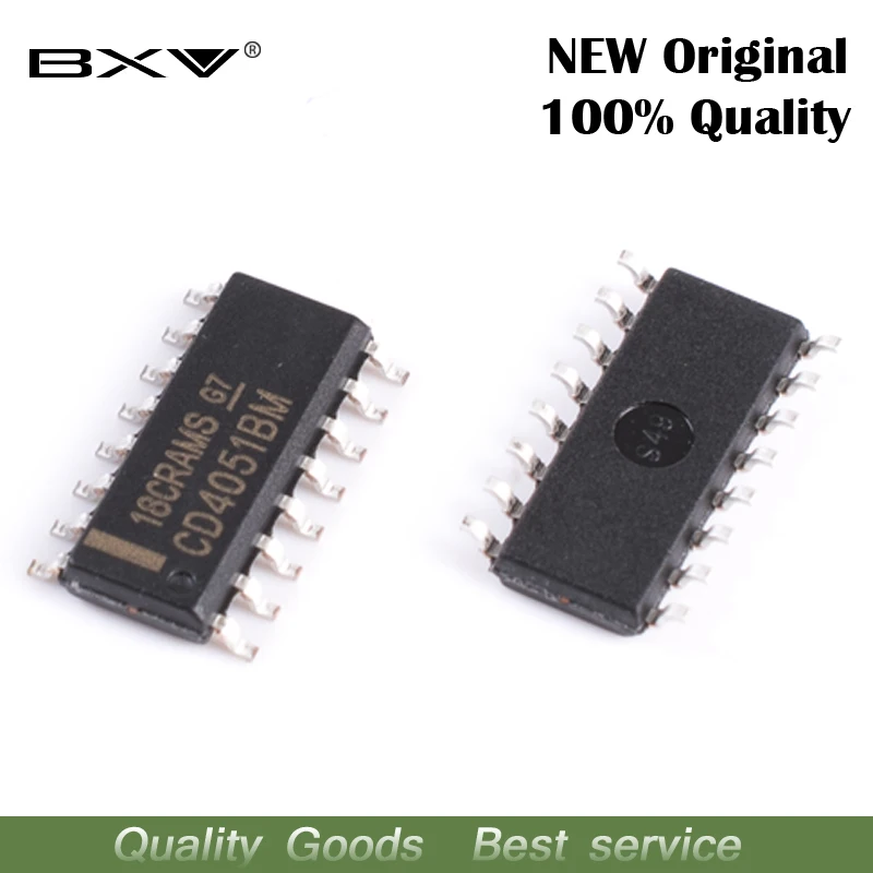 10PCS CD4051BM CD4051 4051 SOP16 Eight Selective Switch SMD