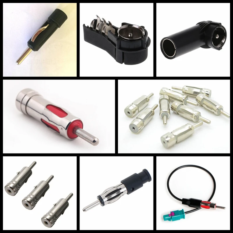 Car-Vehicles-Radio-Stereo-ISO-To-Din-Aerial-Antenna-Mast-Adapter ...