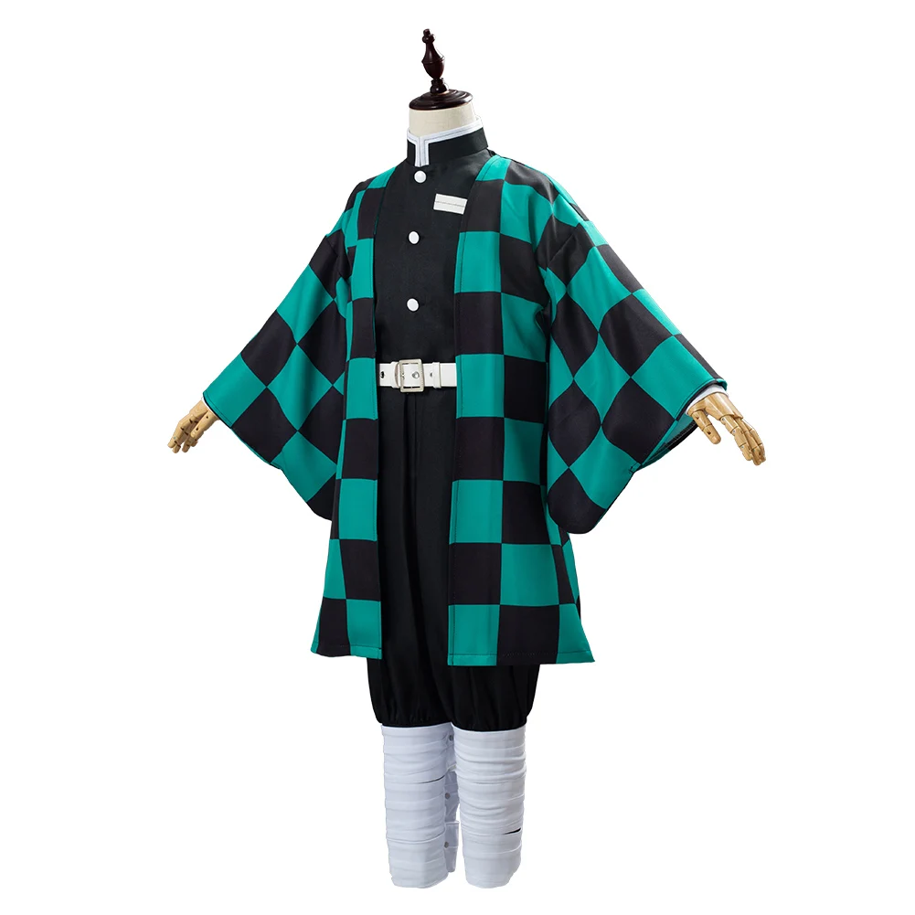 Anime Demon Slayer Kimetsu No Yaiba Kamado Tanjiro Cosplay Costume ...