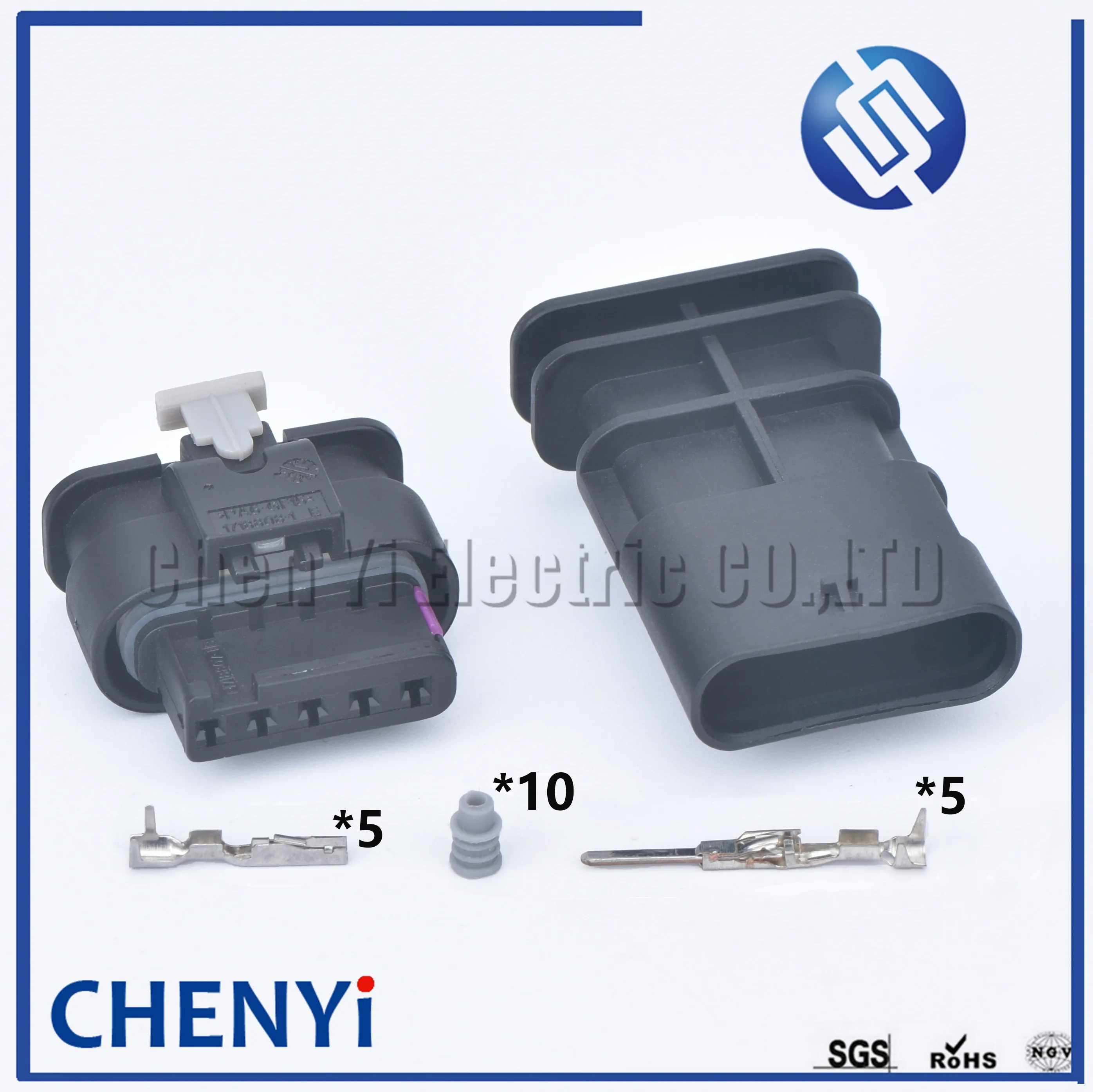 1set-5-Pin-1-1718806-1-4F0-973-705-Female-or-Male-Automotive-Electric ...