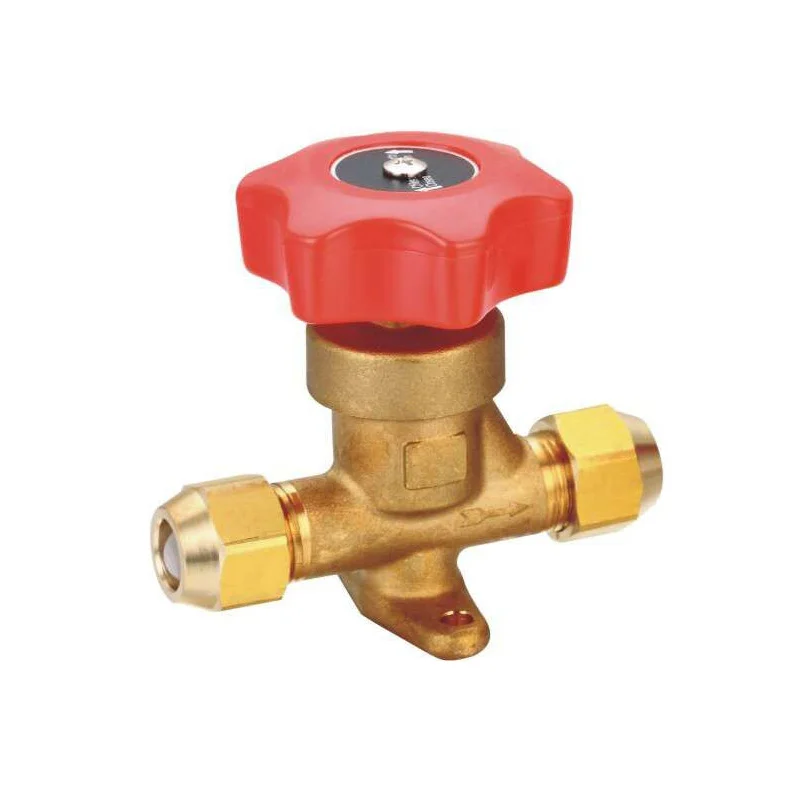 Refrigeration Brass Hand Valve Air Conditioning Cold Storage shut off ...