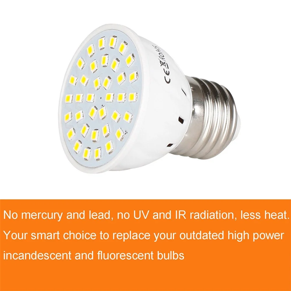 AMPOULE LED,Lumière naturelle-GU10 220V-72 LEDs--Projecteurs LED Super ...