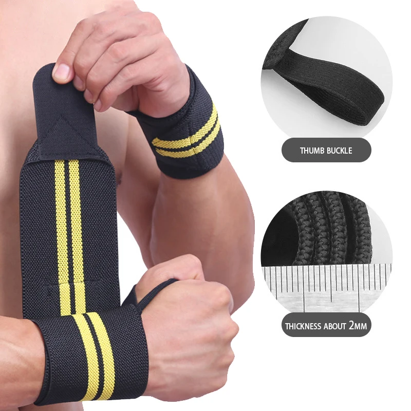 1 Piece Wristband Support Weight Lifting Gym Training Wrist Support ...