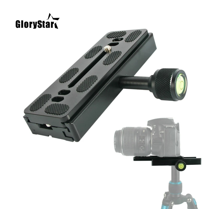 Camera-clamp-long-plate-mount-clamp-tripod-plate-adapter-telephono-lens ...